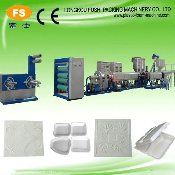 Ps Foam Take Away Food Container Machine /polystyrene Food Box Machine ...
