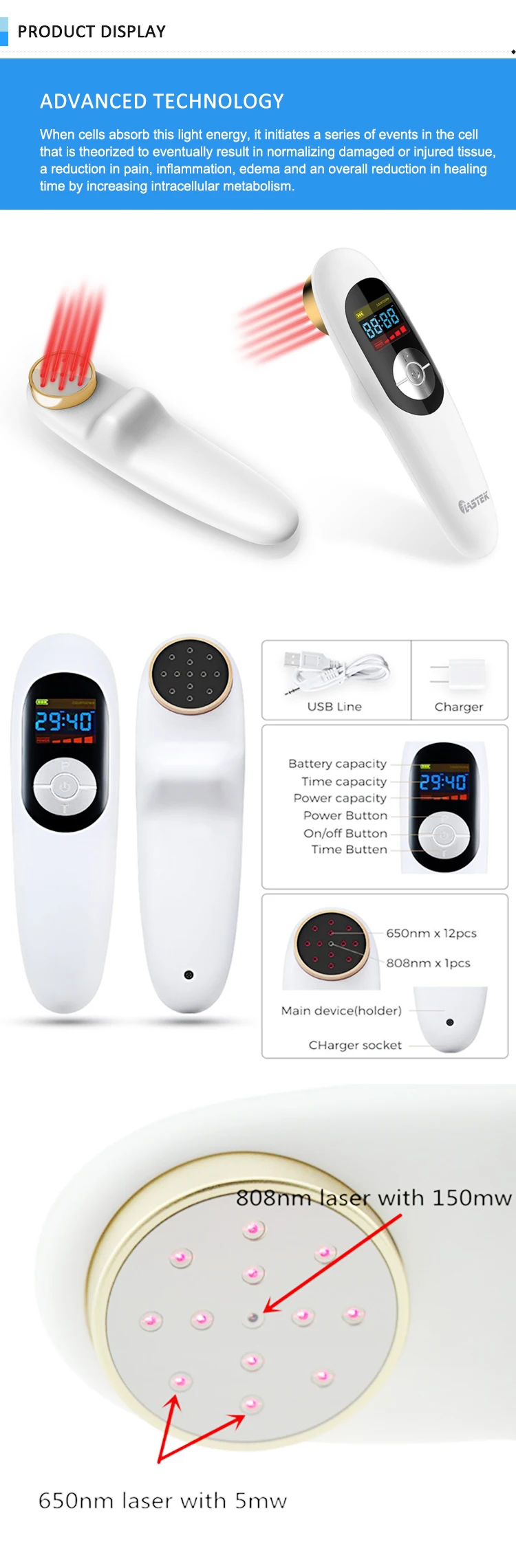 Best Selling Physical Therapy Device Acupuncture Electric Field ...