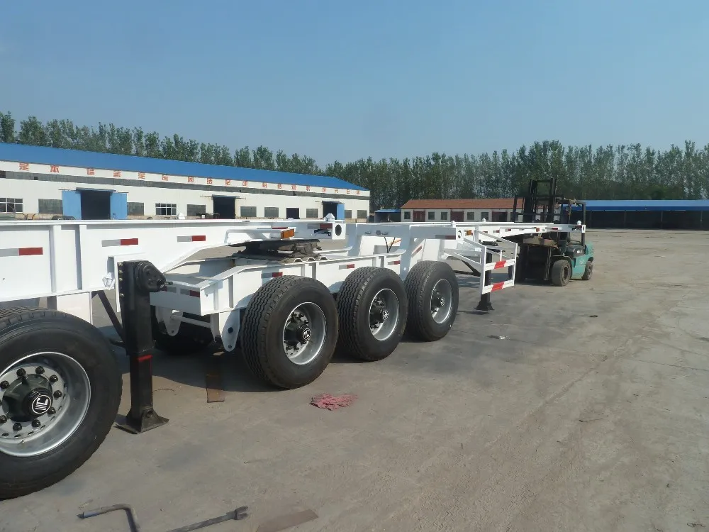 Dolly Fifth Wheel Linking Flatbed 3 Axles 40ft Container Interlink ...