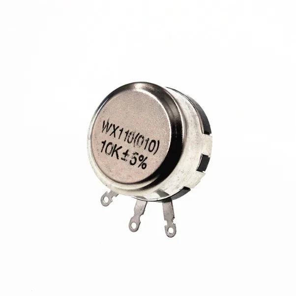 5% WX110(010) Single Turn 10K Wirewound Potentiometer
