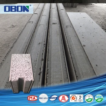 Obon Fireproof Polystyrene Concrete Wall Building Blocks Insulated ...