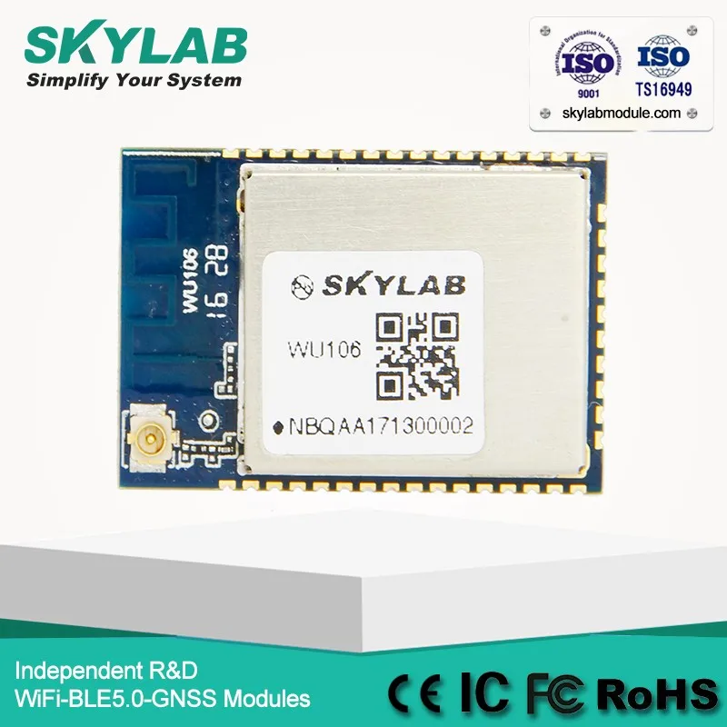SKYLAB IEEE 802.11b/g/n WLAN WiFi Module WU106 MT7687 IoT WiFi Module ...