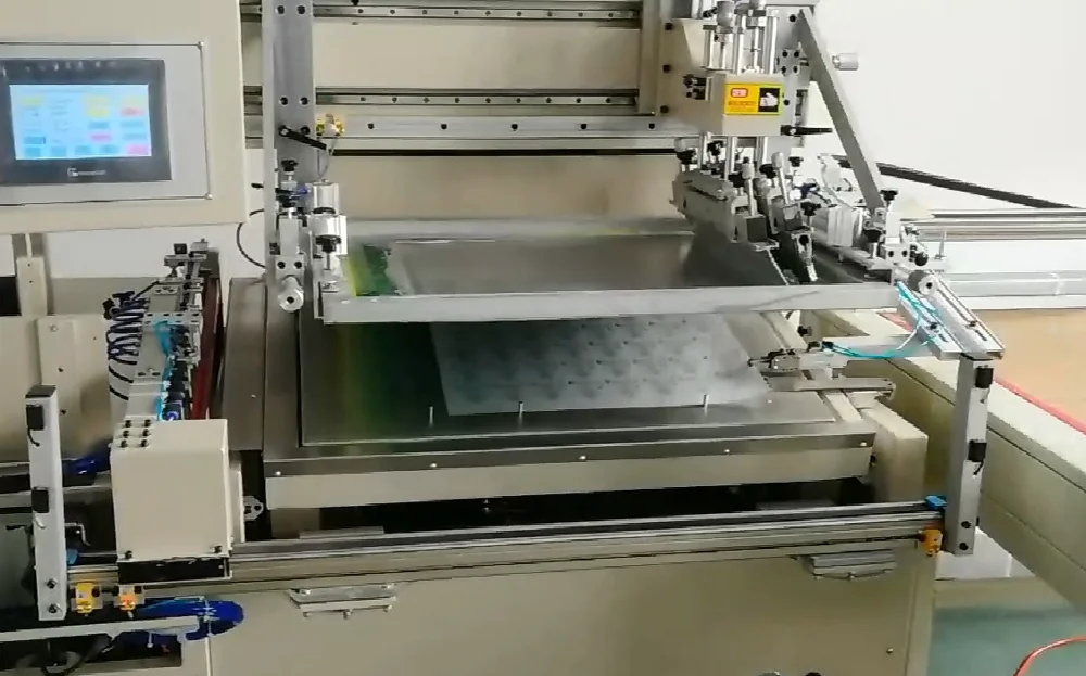 Fully Automatic Flat Screen Printing Machine for Paper Sheet