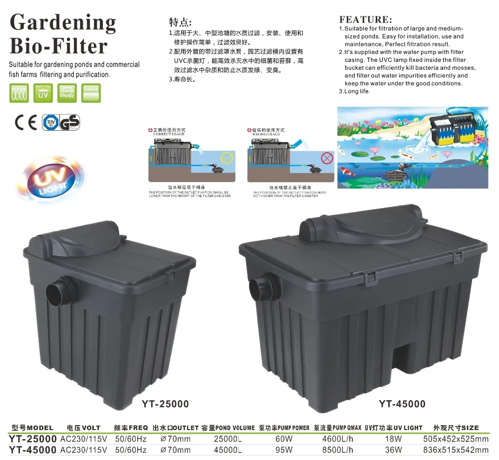 YT-45000 Bio-Filter - Efficient Water Treatment Solutions