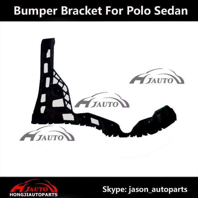 Rear Bumper Bracket Support For Vw Polo Sedan 6ru807393 6ru807394 - Buy ...