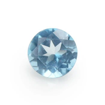 High Quality Natural Topaz Price Per Carat Blue Perfect Cut Round Topaz ...
