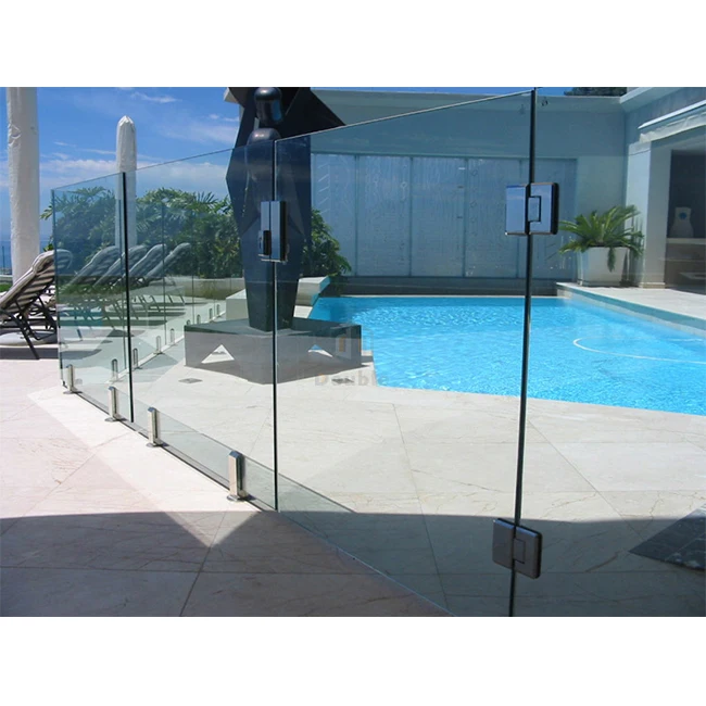 Outdoor Swimming Pool Glass Railing Stainless Steel Spigot Balustrade ...