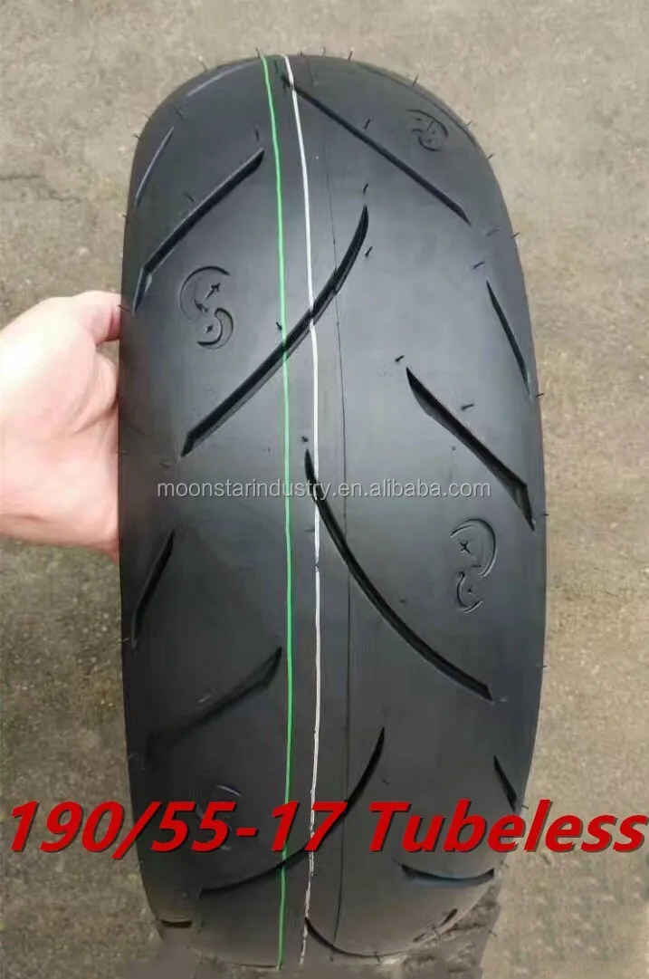 High Quality China Motorcycle Tubeless Tire 180/55-17 185/55-17 190/50 ...