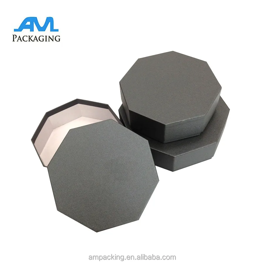 Luxury Embossing Paper Handmade Cardboard Octagon Shape Gift Box ...
