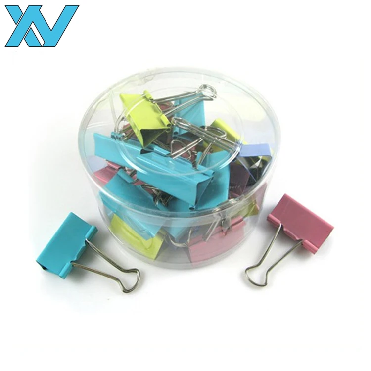 Stationery Normal 25mm Black Metal Money Binder Clips Office Bulldog ...