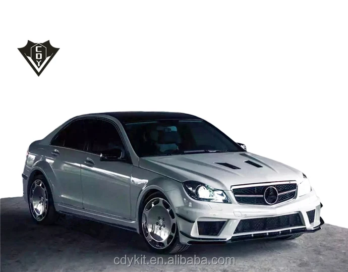 2012-2014 W204 C63 Bk Body Kit - FRP for C Class W204