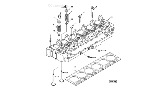 6bt Diesel Motor Cylinder Head Screw Bolt 3920779 - Buy 6bt Screw Bolt ...