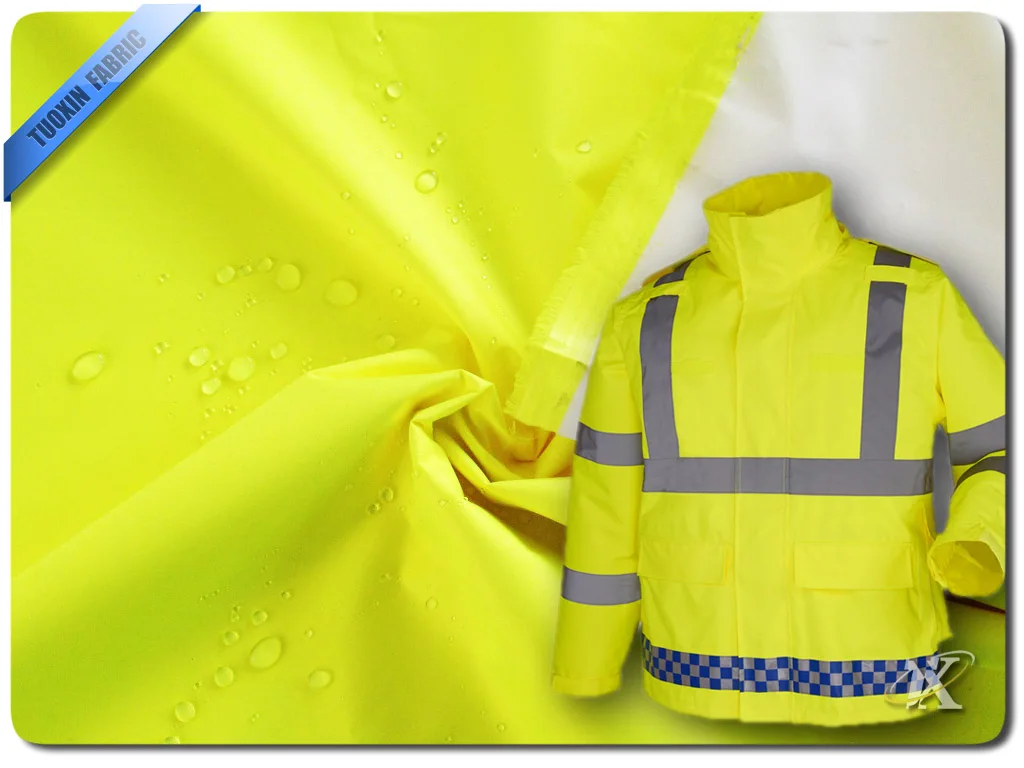 Fluorescent Reflective High Visibility Fabric For Safety Clothing And ...