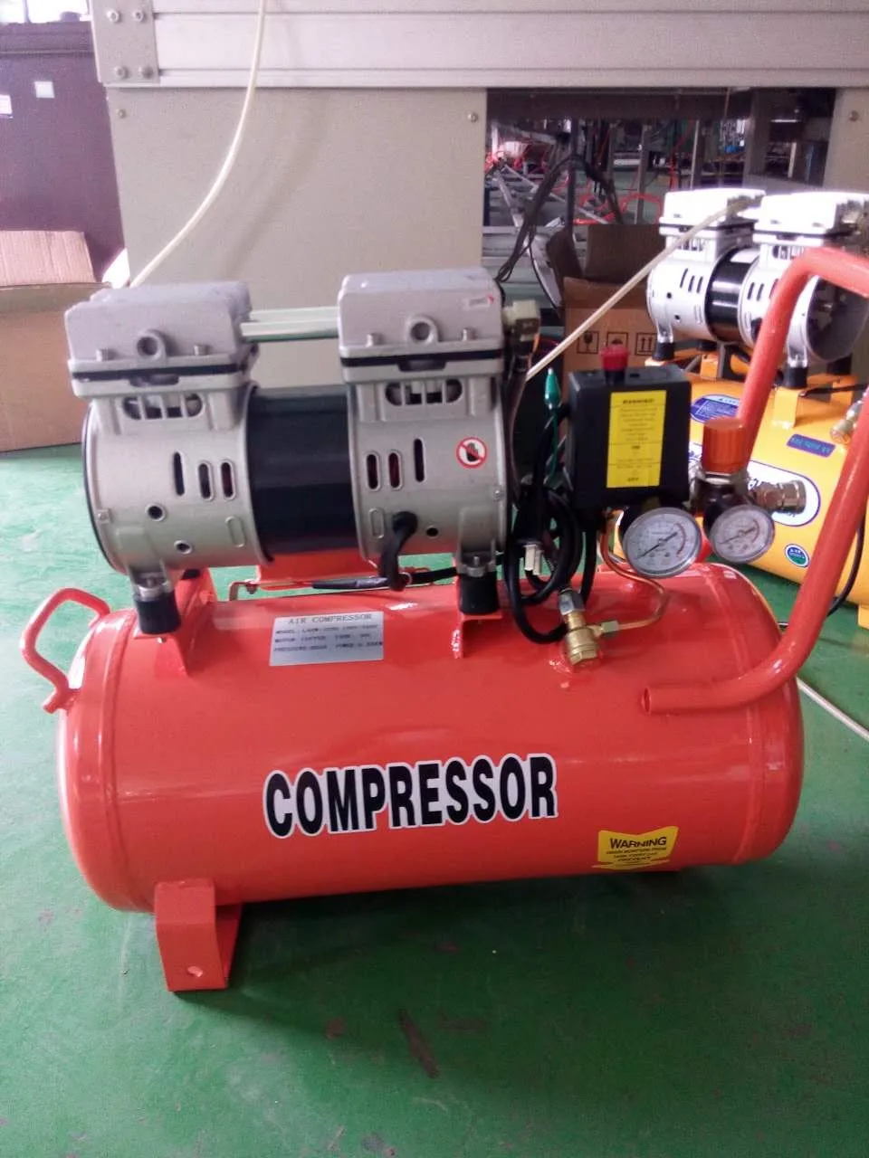 550w Low Noise Silent Oil Free Air Compressor Portable 24 Liter - Buy 8 ...