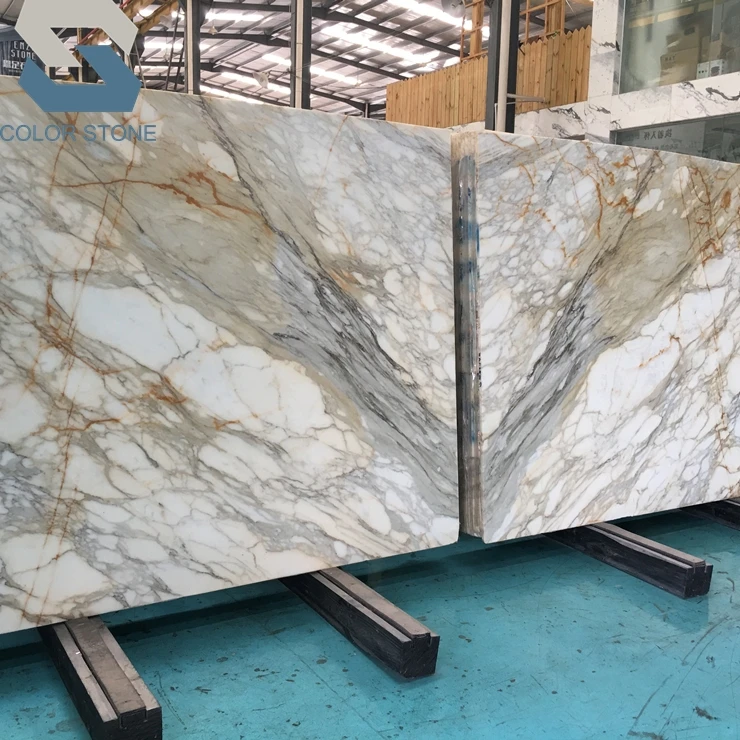 Best Quality Natural Prezzo Marmo Oro Calacatta Gold Marble Slab Italy ...