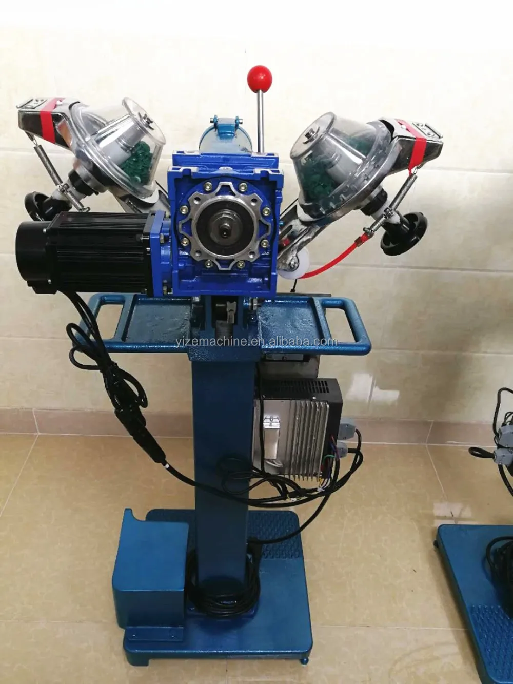 Fully Automatic Umbrella Snap Fastening Machine Face Shield Button Pressing Attaching Machine ...