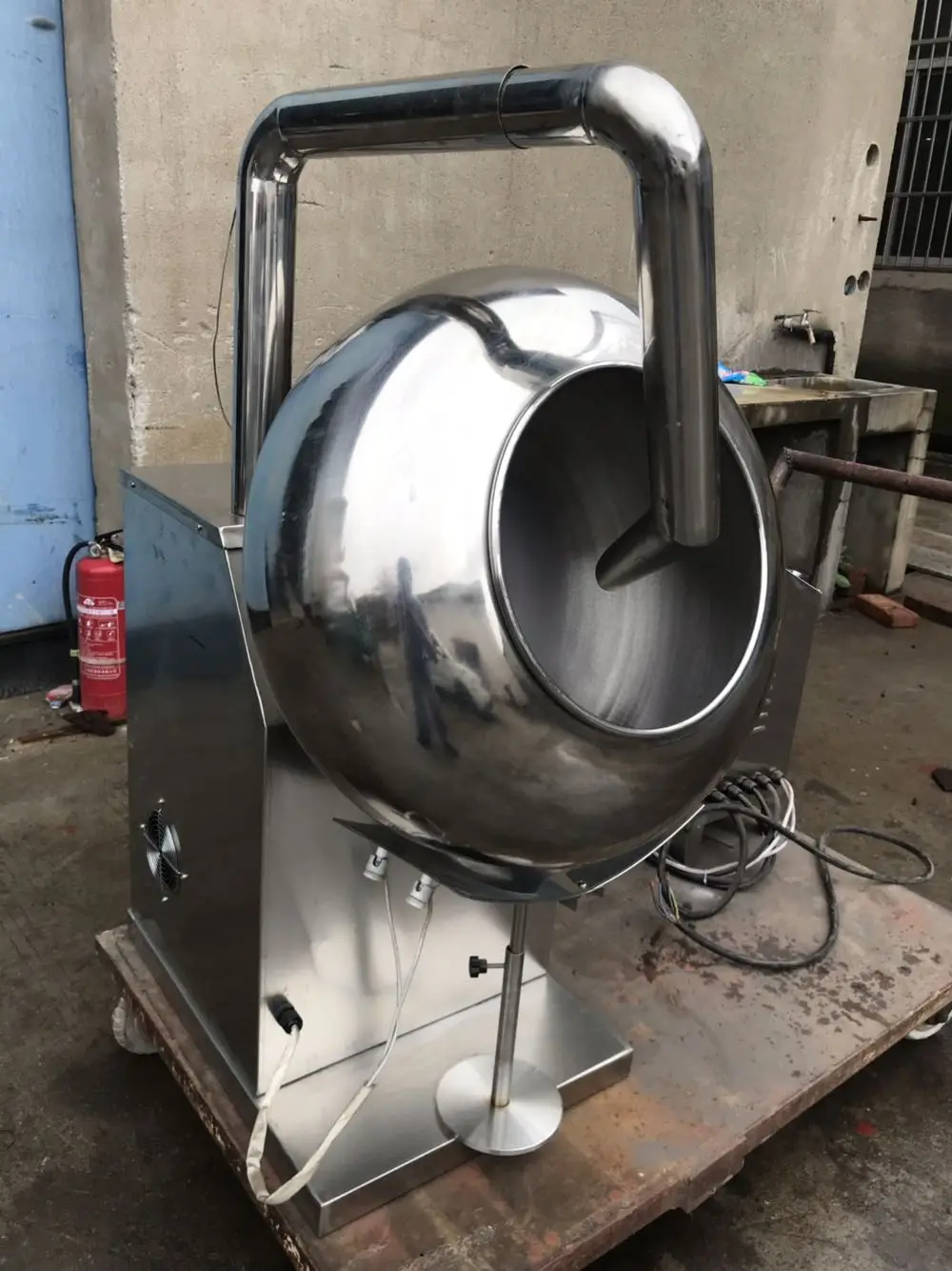 800mm Sugar Coated Almonds Machine - Automatic Chocolate Coating Pan