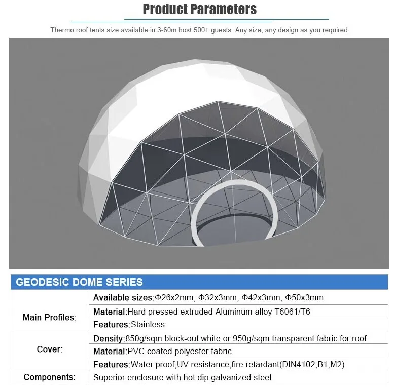 Inflatable Big Dome Tents for Events - Transparent & Durable