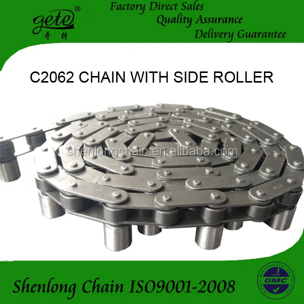 Conveyor Chain C2062 With Side Roller Every Second Link - Buy Conveyor ...