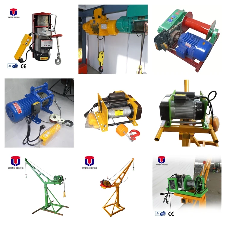 Small Electric Winch 220v Mini Hoist 100kg To 1000kg Pa Miniature ...