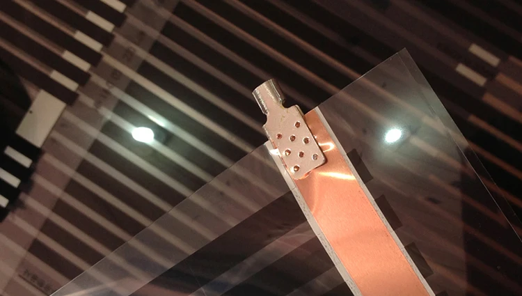 Copper Clamp Connector Termi-Foil Terminal Connector for Film - Crimp ...