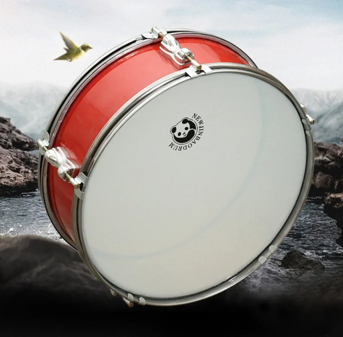 Musical Instrument China Snare Drum with Red Steel Edge Snare Drum ...
