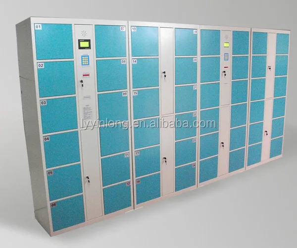 Electronic Smart Storage Pin Code Barcode Access Digital Safety Lockers ...