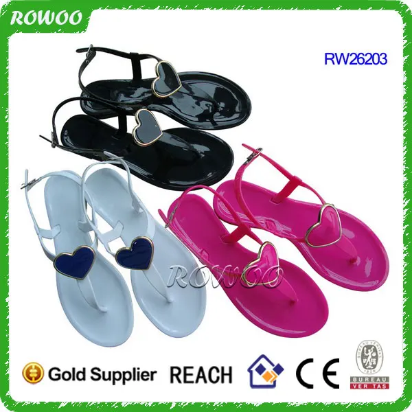 Rw26203a Woman Pvc Jelly Sandals,Colorful Jelly Shoe Sandal,Jellies ...