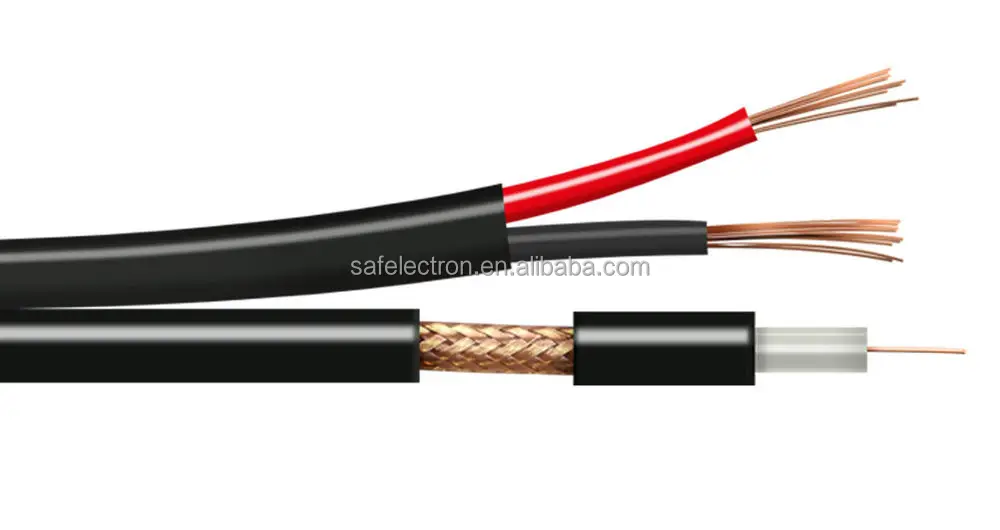 Set Cable Coaxial Cable Rg59+power Cctv Cable For Hd Sdi Camera From ...