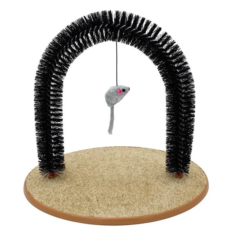 New Design Durable Mouse Self Grooming Massage Scratcher Cat Toy