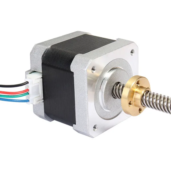 Nema 17 Stepper Motor With 300mm T8 Lead Screw For 3d Printer Cnc - Buy ...