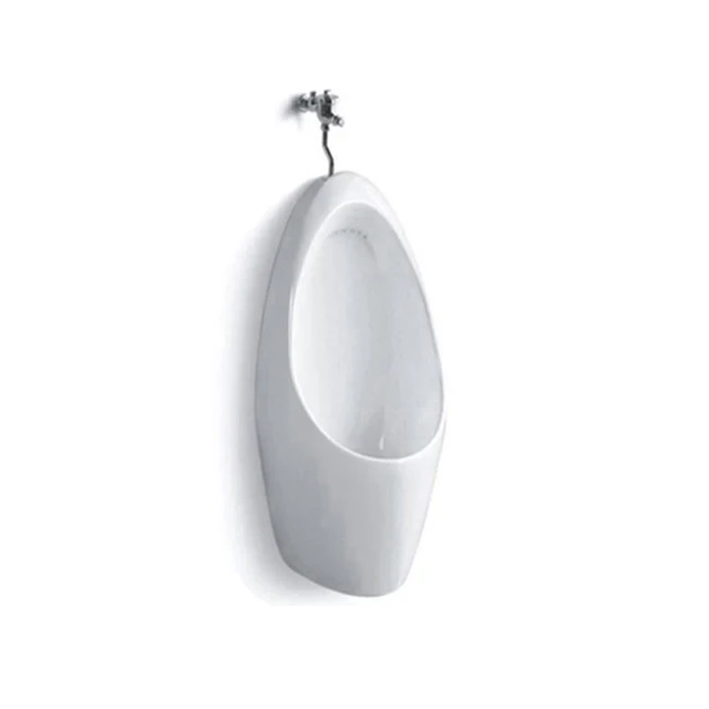 Eco Corner Ceramic Wall Hung Urinal for Men - Public Washroom
