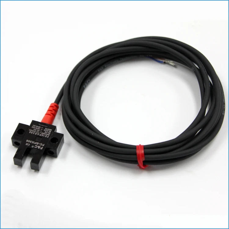 NPN/PNP 5V a 24V DC sensor óptico de horquilla de detección de posición ...