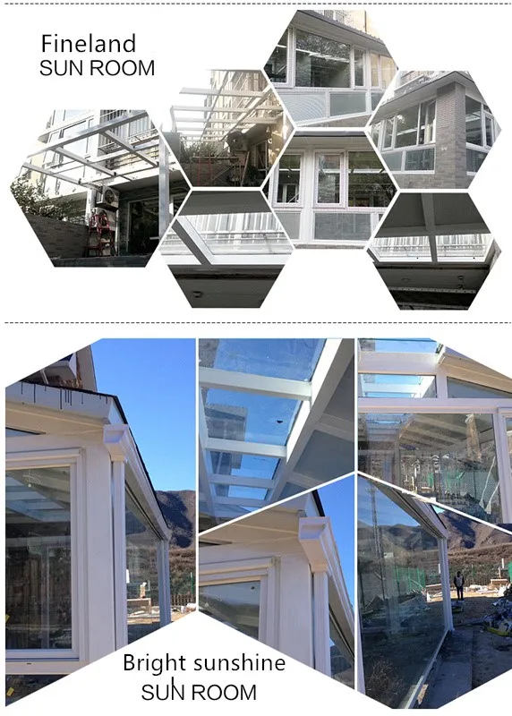 Laminated Glass House Free Standing Sun Rooms/sunroom Kit - Buy ...