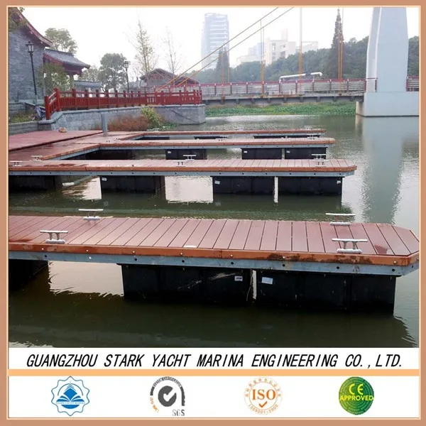 Floating Bridge Stable Galvanized Steel Frame Floating Pontoon Platform ...