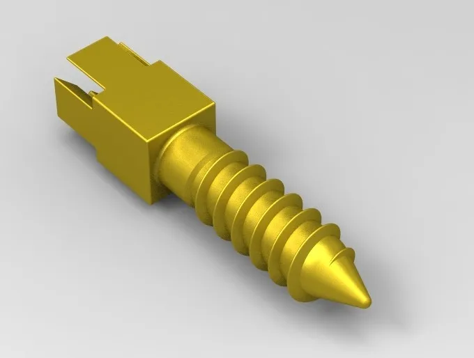 Dental Instrument Golden Plated Screw Post - Buy Dental Instrument Golden Plated Screw Post ...