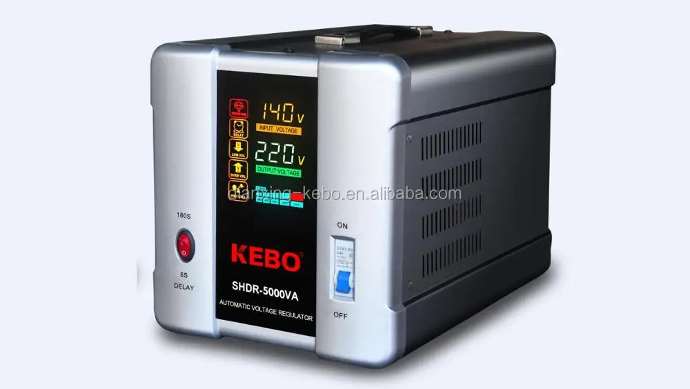 Kebo Shdr-5000va Relay Type Ac Automatic Voltage Stabilizer - Buy Ac ...