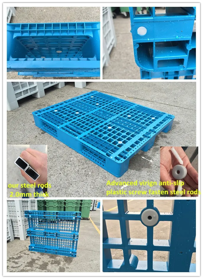 1200x1000 Durable 1500*1200cm Euro Heavy Duty 1 Ton Plastic Pallet ...