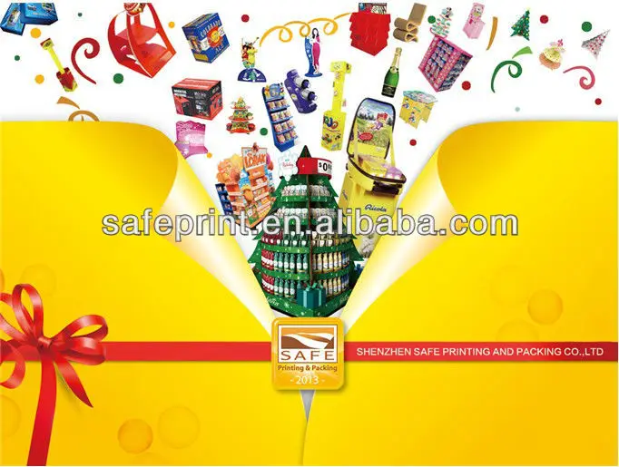 New Design Cardboard Free Standing Dancing Display Shelf - Buy Free ...