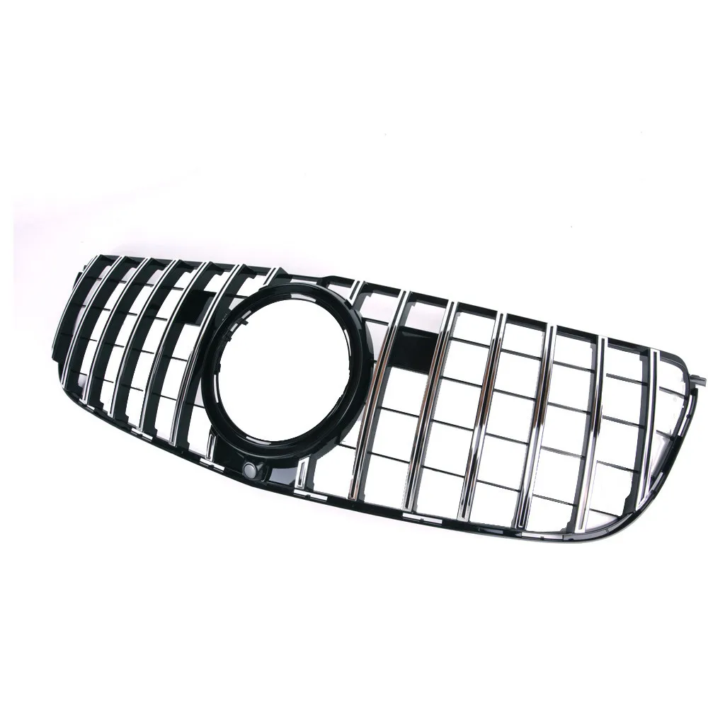 Abs Gt Style Front Bumper Honeycomb Mesh Grille Grill For Mercedes Ben ...