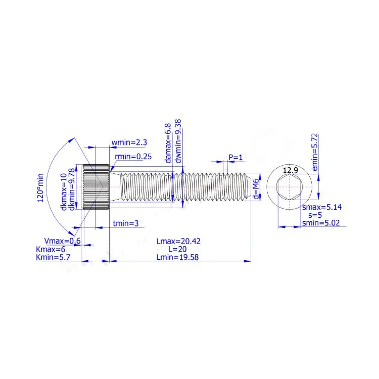All Kinds of Head Type and Black Sliver M5 Cap Screw| Alibaba.com