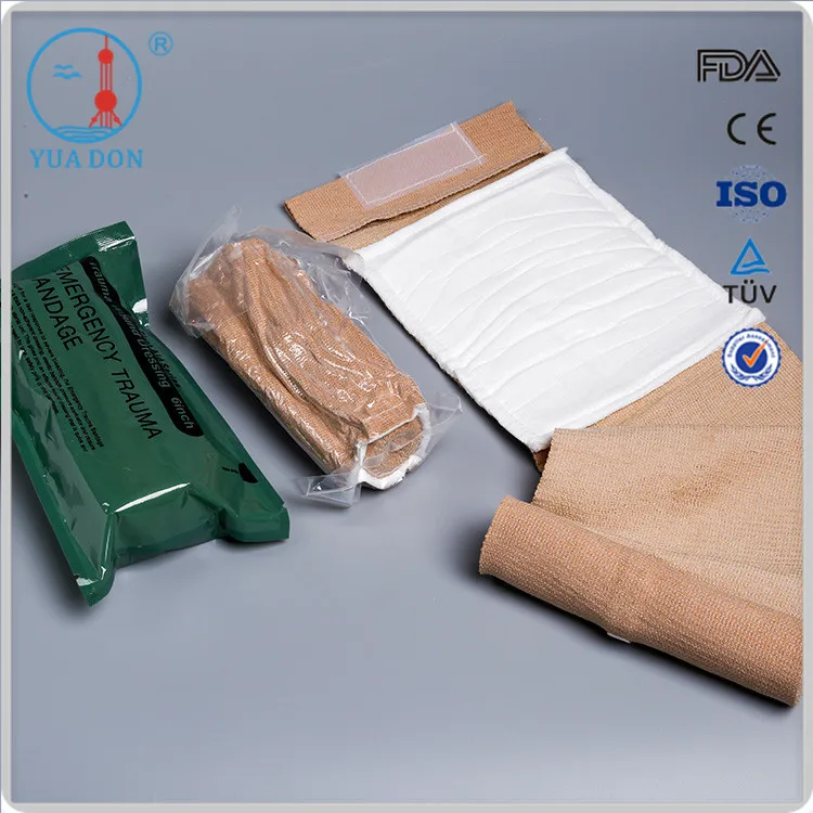 Green Military Medical Emergency Trauma Dressing Bandage With Iso,Fda ...