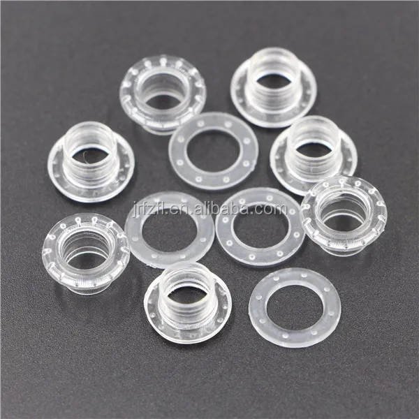 Clear Plastic Transparent Clear Grommets Eyelet For Bags - Buy Eyelet ...