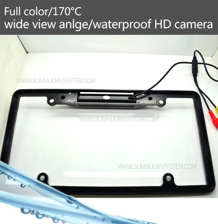 Usa Car Licence Plate Rear View Camera With Ir Night Vision Car Number ...