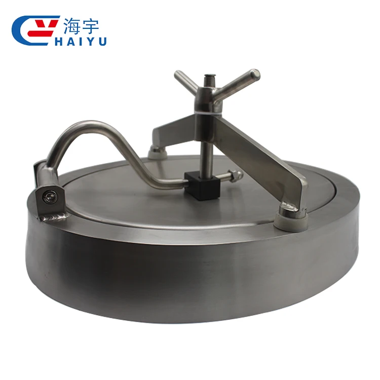 Stainless Steel Tank Manway Manhole Cover,Sanitary Round Manhole Cover ...