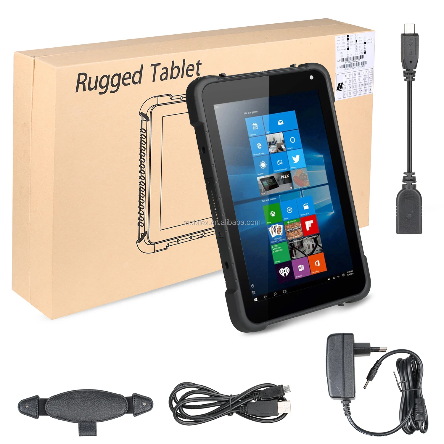 For The Windows 10 Os And Android Os 2 In 1 Rugged Industrial Tablet ...