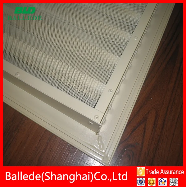 Aluminum Louvres With A Vermin/bird Proof Mesh Fixed Behind - Buy ...