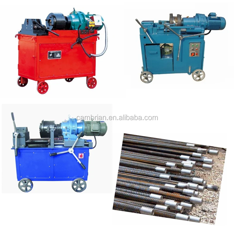 Hydraulic Rebar Tapered Thread Rolling Machine Rebar Screw Threading ...