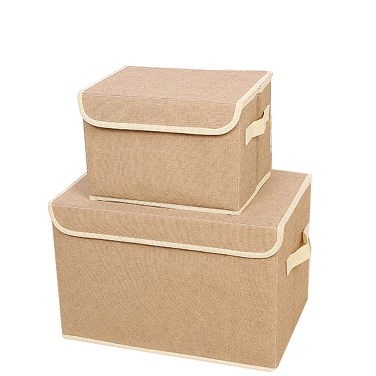 Oem Fabric Non Woven Folding White Cute Cube Storage Boxes - Buy ...