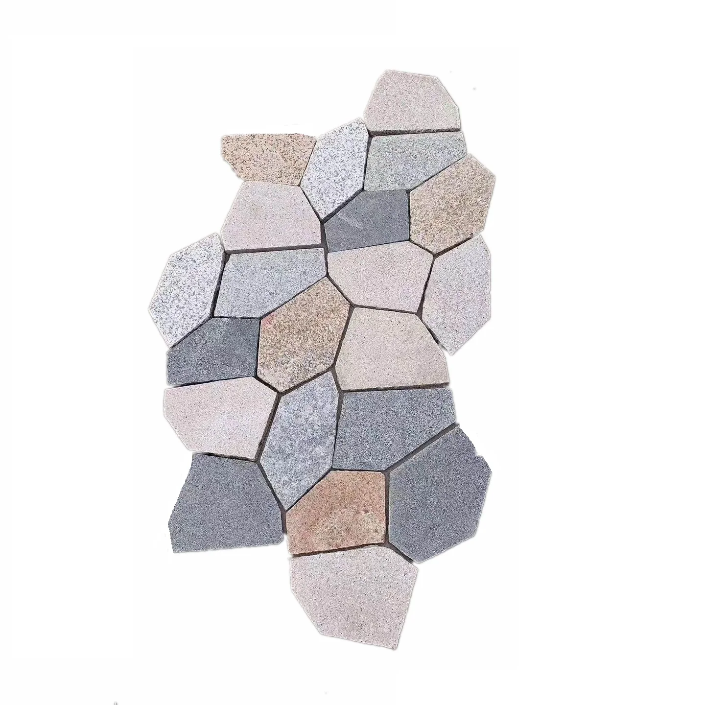 Mixed Color Crazy Pattern Granite Driveway Paving Stone Decking - Buy ...